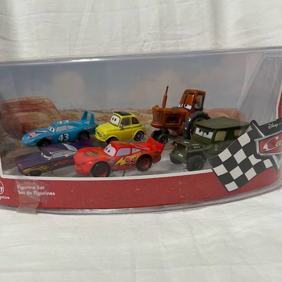 Disney | Toys | Disney Store Cars Figurine Set 6 Cars Pixar New In Box ...
